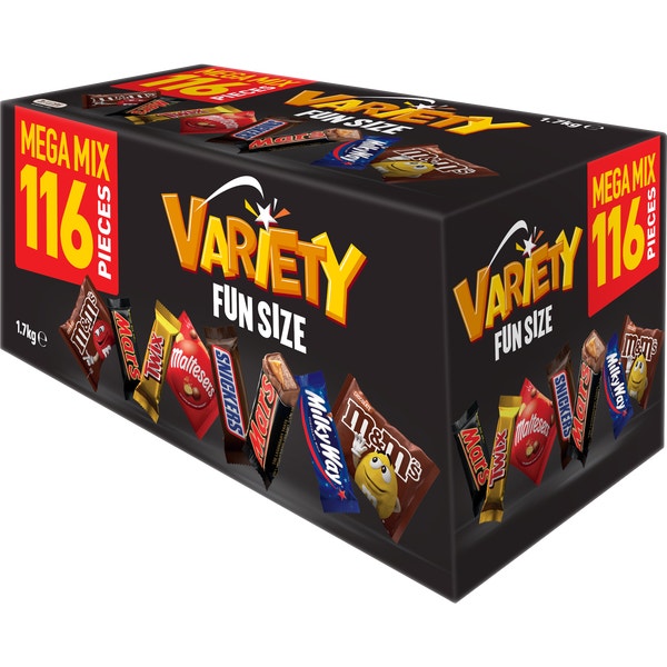 Mars Variety Mega Mixed Box 116 pieces 1.6 kg | MARS